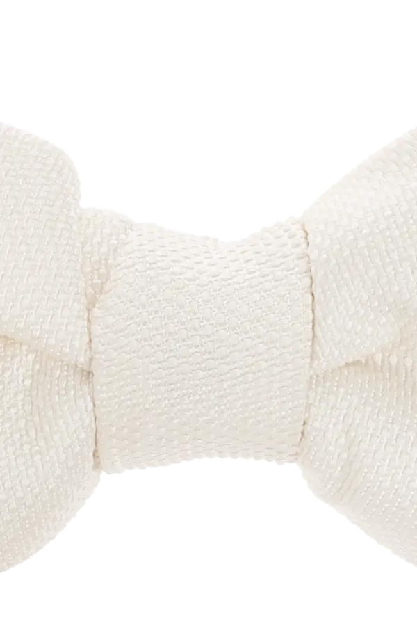 TOM FORD Silk Bow Tie - Cream