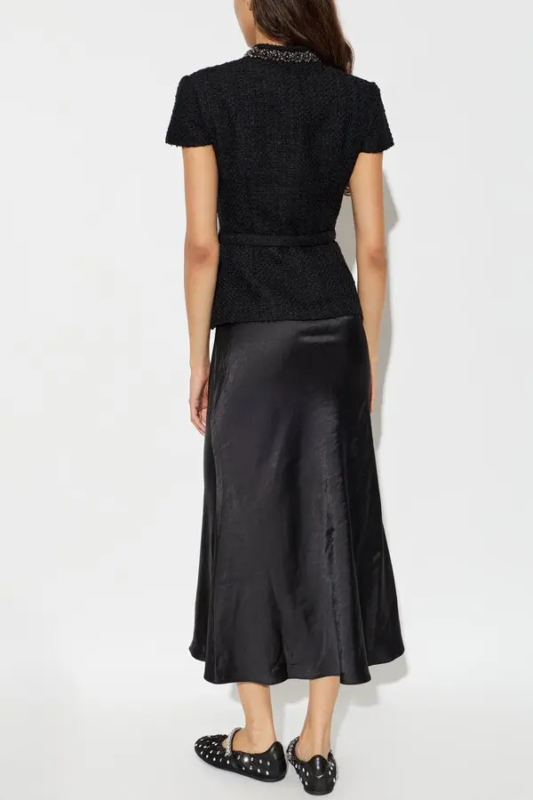 SELF-PORTRAIT Dress With Shimmering Appliqués
