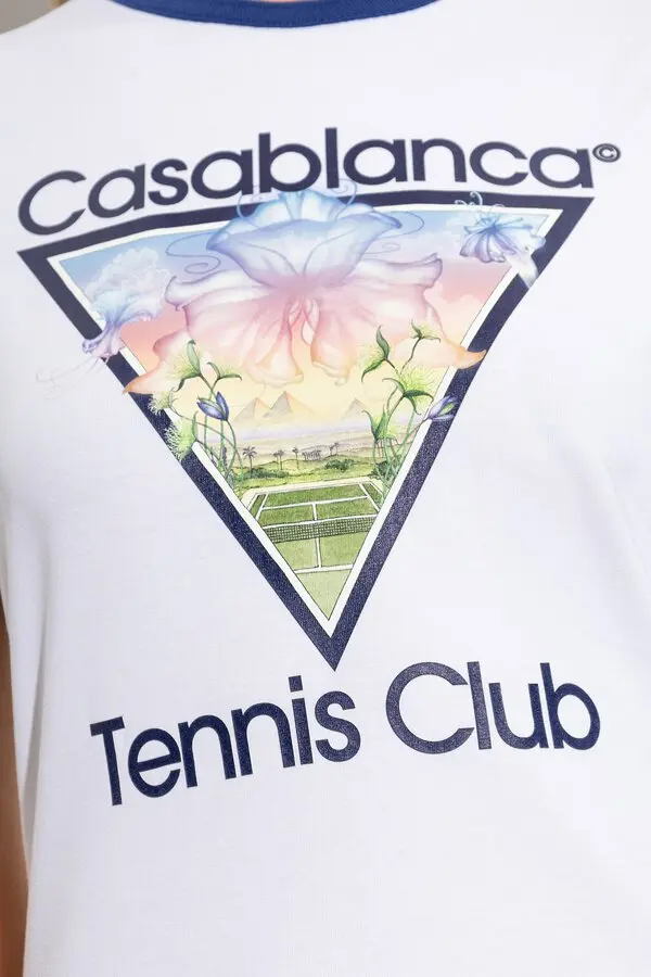 Casablanca T-shirt With Colorful Print