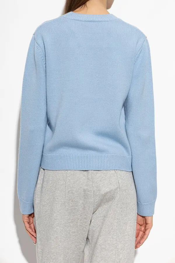 Casablanca Sweater With A Colorfully Embroidered Logo