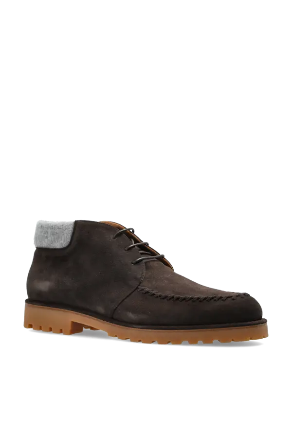 Eleventy Leather Ankle Boots