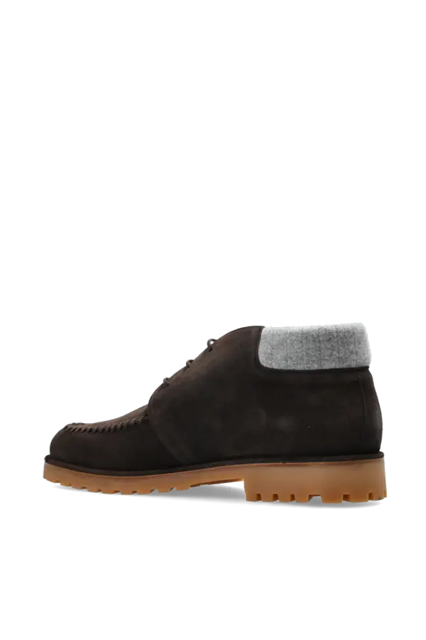 Eleventy Leather Ankle Boots