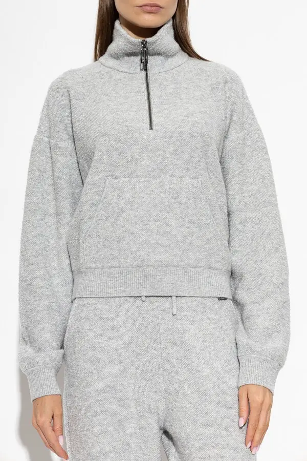 Victoria Beckham Wool Sweater With Pocket
