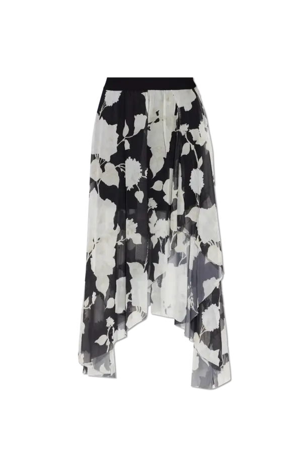 ALLSAINTS Asymmetric Skirt `loria - Black
