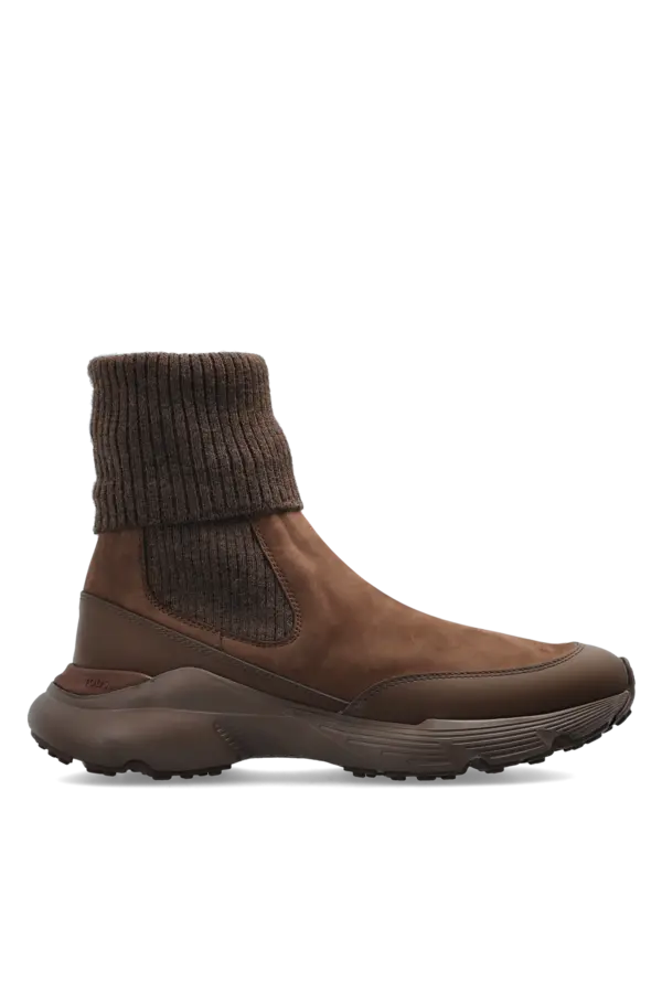 TOD'S Sports Shoes With Sock - Brown