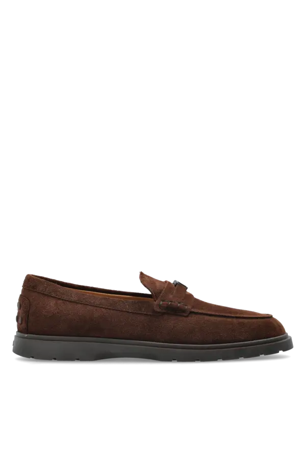 TOD'S Suede Loafers - Brown