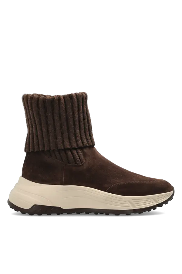 Hogan H669" Ankle Boots - Brown