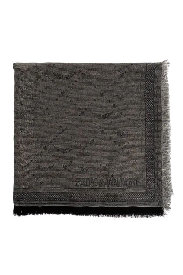 Zadig&Voltaire Scarf With Lurex Thread - Black