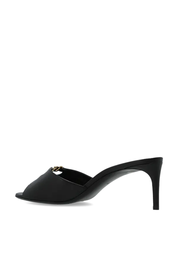 Dolce & Gabbana Leather Heeled Mules