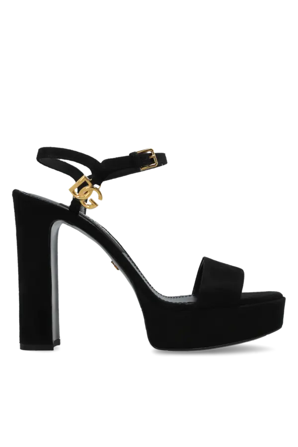Dolce & Gabbana Suede Platform Sandals
