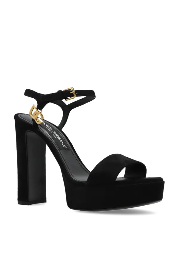 Dolce & Gabbana Suede Platform Sandals
