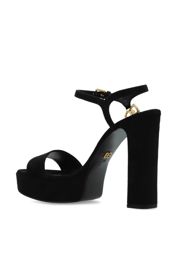 Dolce & Gabbana Suede Platform Sandals