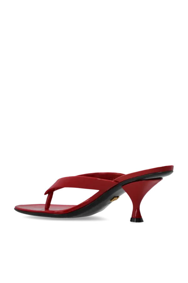 Dolce & Gabbana Leather Heeled Mules