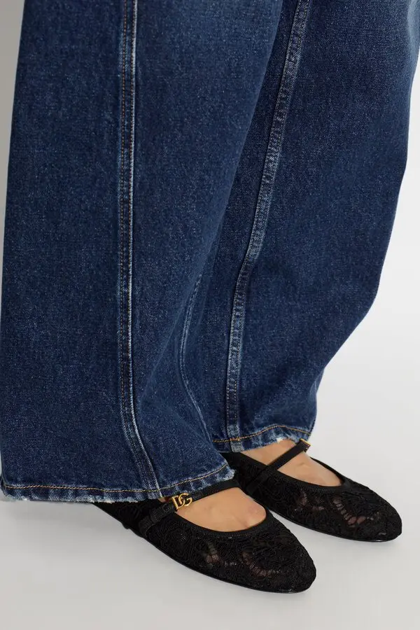 Dolce & Gabbana Lace Ballet Flats