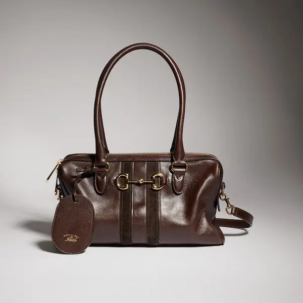 Gucci Borsetto Medium Boston Bag Leather
