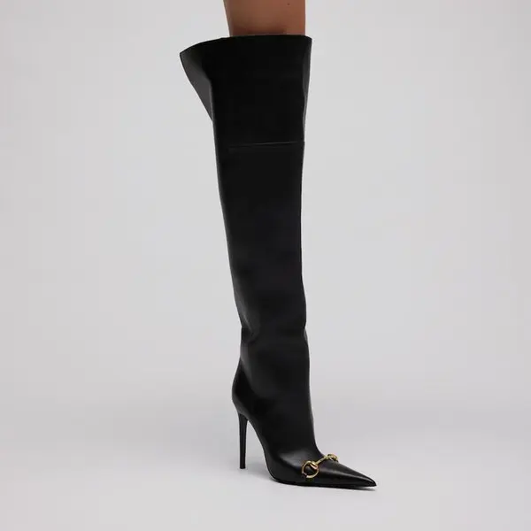 Gucci Donna Slip-on Boot Leather
