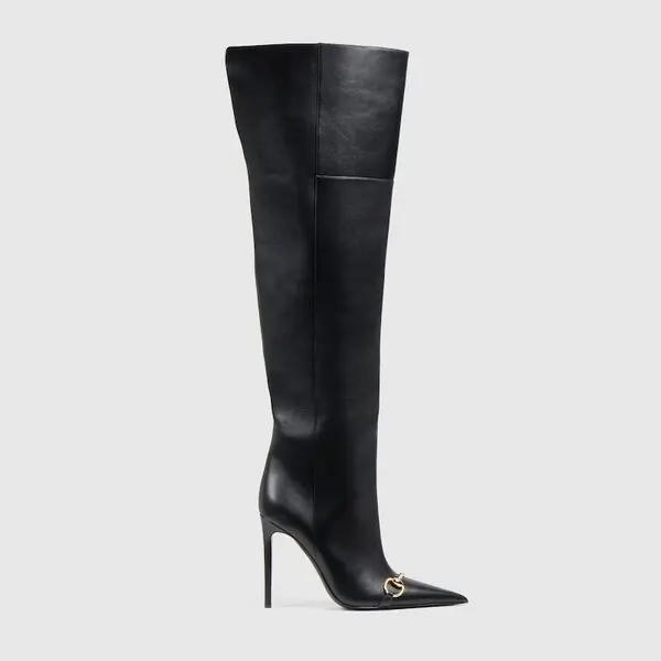 Gucci Donna Slip-on Boot Leather - Black