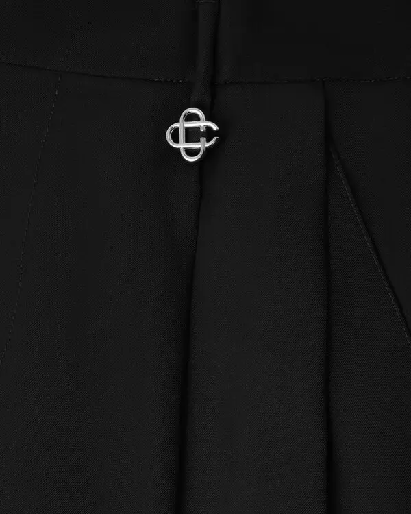 Casablanca Pleated Straight Leg Trousers