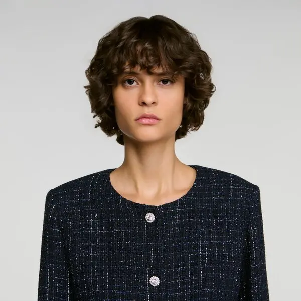 Sandro Decorative Tweed Jacket