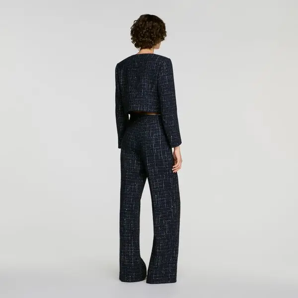 Sandro Decorative Tweed Jacket