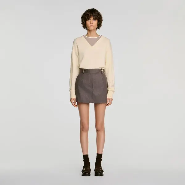 Sandro Wool Skort