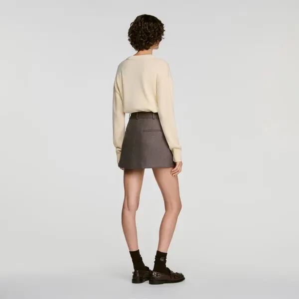 Sandro Wool Skort