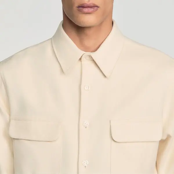Sandro Cotton Flannel Shirt