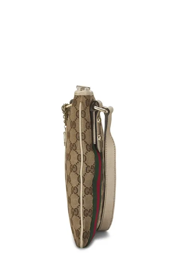 Gucci White Original Gg Canvas Jolicoeur Messenger