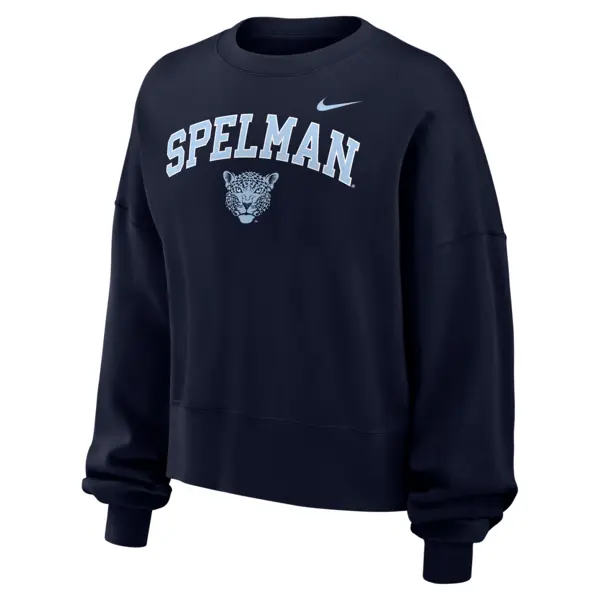 Nike College Phoenix Fleece Crew-neck Sweatshirt - Blue