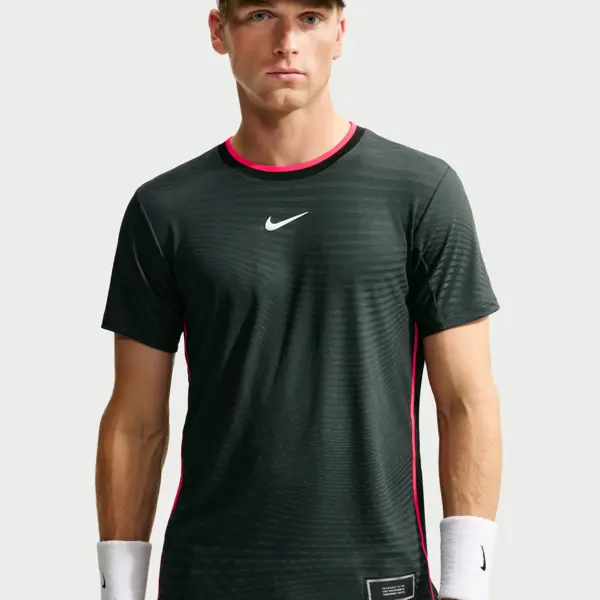 Nike Court Slam Aero-fit Short-sleeve Tennis Top - Green