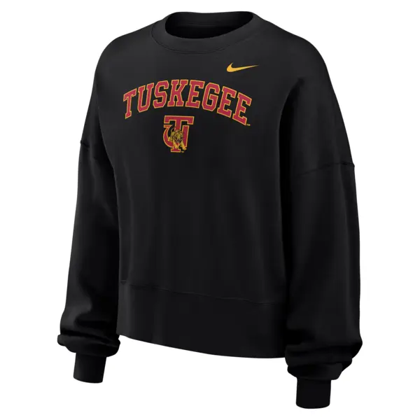 Nike College Phoenix Fleece Crewneck Sweatshirt - Black