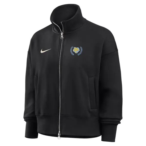 Nike College Phoenix Fleece Track Jacket - Black