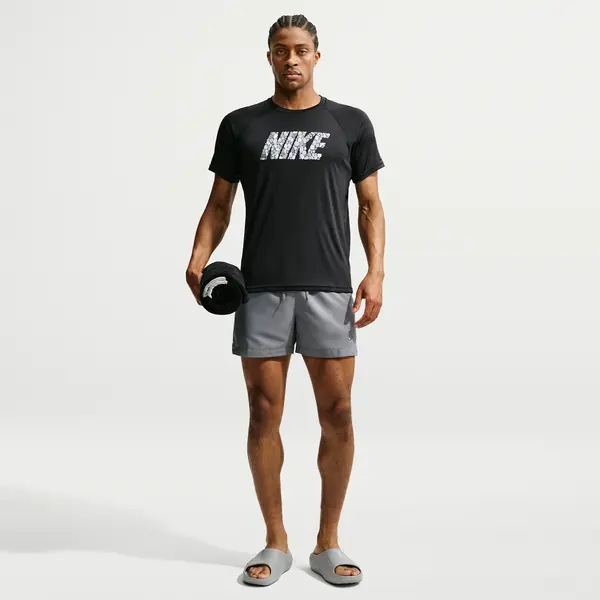 Nike Hydroguard Dri-fit Uv Short Sleeve Top - Black