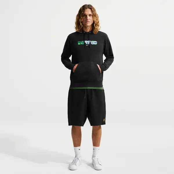 Nike Court Pullover Hoodie - Black