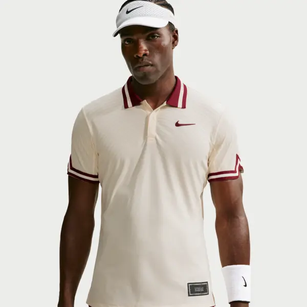 Nike Court Slam Aero-fit Tennis Polo - Brown