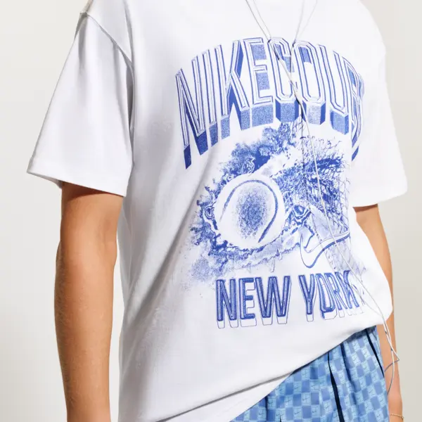 Nike Nikecourt Slam Tennis T-shirt - White