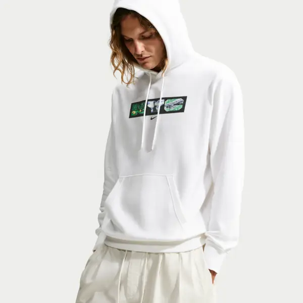Nike Court Pullover Hoodie - White