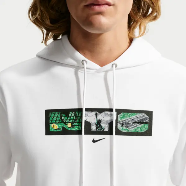 Nike Court Pullover Hoodie - White