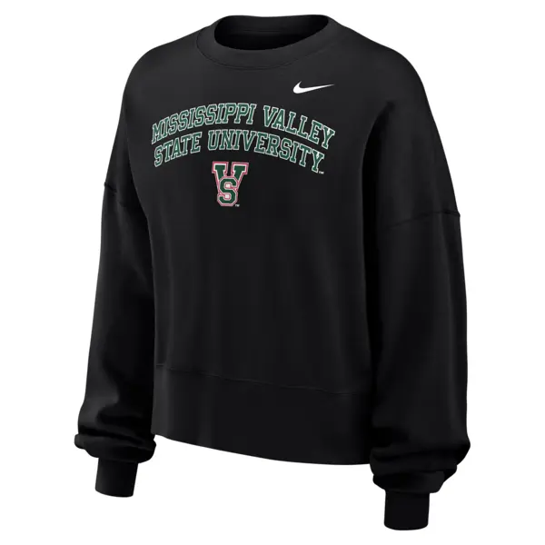 Nike College Phoenix Fleece Crewneck Sweatshirt - Black