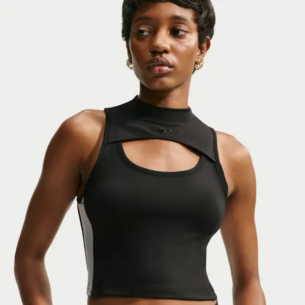 Nike Naomi Osaka Tight Mod-cropped Tank Top - Black