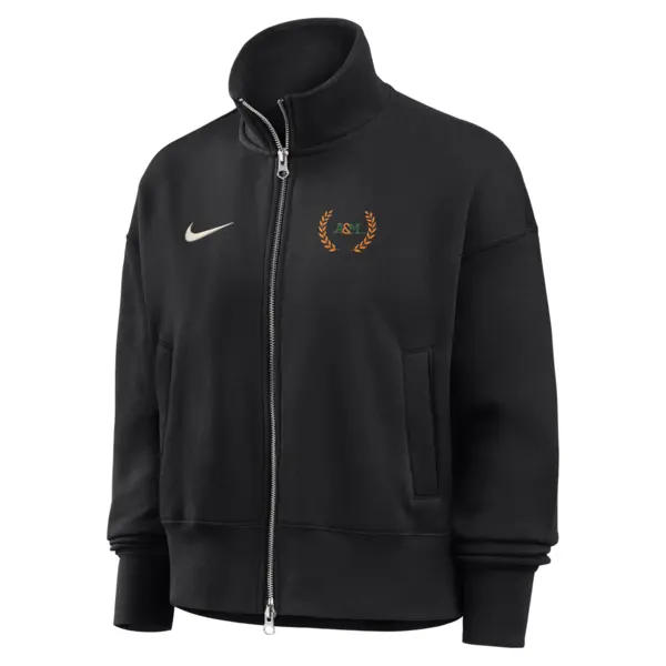 Nike College Phoenix Fleece Track Jacket - Black