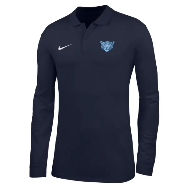 Nike College Dri-fit Long-sleeve Polo - Blue