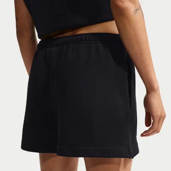 Nike Studio Fleece Lightweight Mid-rise Shorts - Black