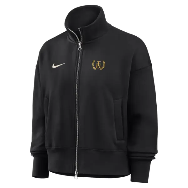 Nike College Phoenix Fleece Track Jacket - Black
