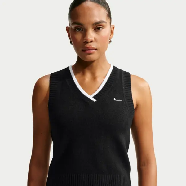 Nike Sportswear Chill Knit Loose Sweater Vest - Black