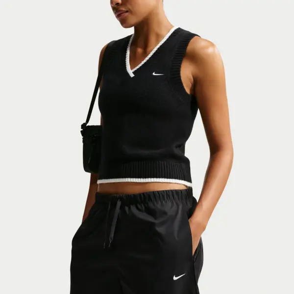 Nike Chill Knit Loose Sweater Vest - Black