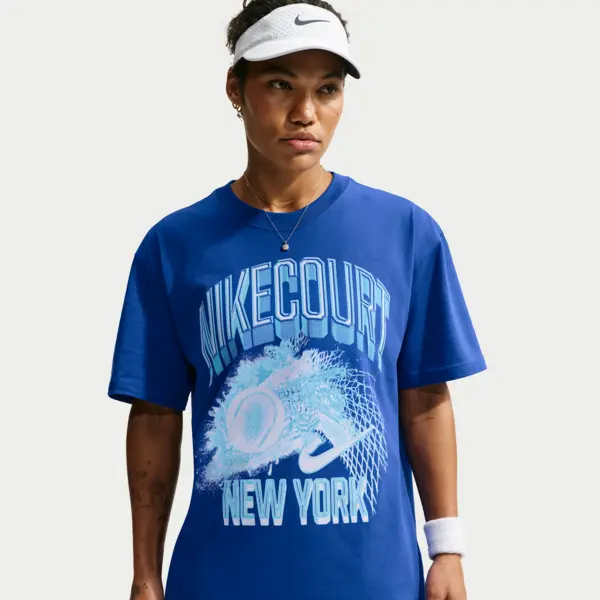 Nike Court Slam Tennis T-shirt - Blue