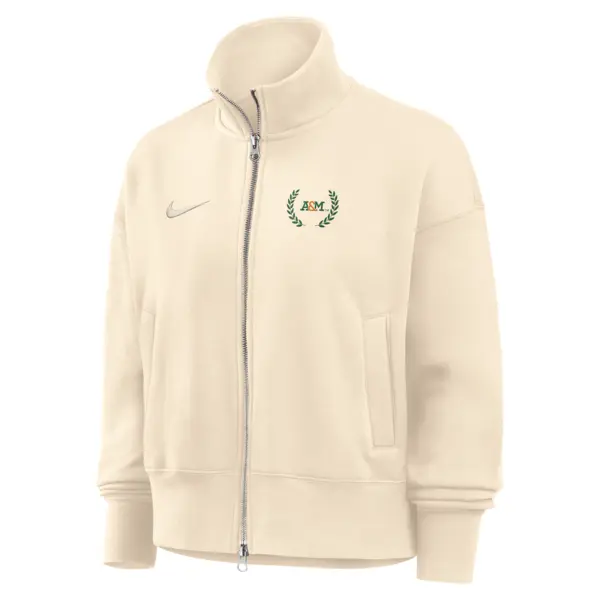 Nike College Phoenix Fleece Track Jacket - Brown