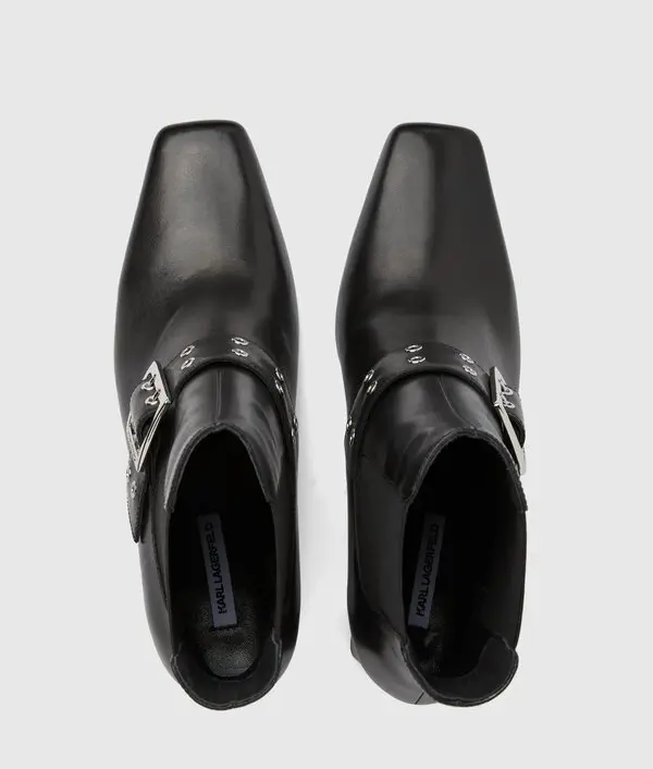 Karl Lagerfeld Kati Buckle Chelsea Boots