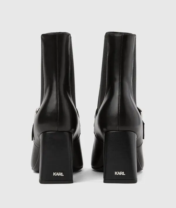 Karl Lagerfeld Kati Buckle Chelsea Boots